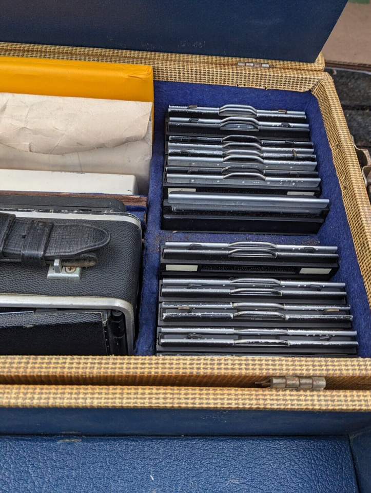 Graflex 4x5 Super Speed Graphic Camera Kit with Flash Backs Case | eBay