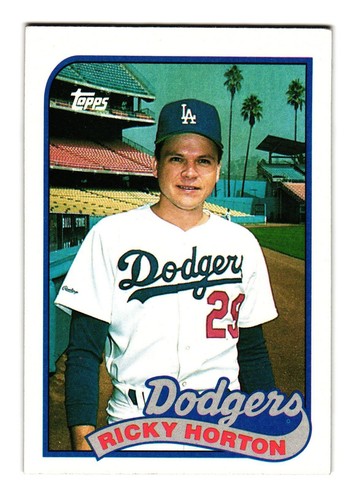 1989 Topps #232 Ricky Horton Los Angeles Dodgers | eBay