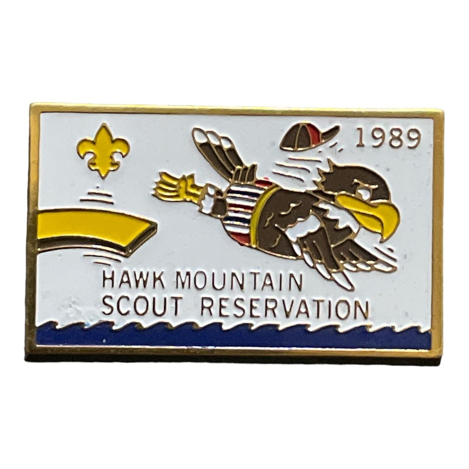 3 Vintage BSA Boy Scout 1989 Hawk Mountain Boy Scout Reservation Hat ...