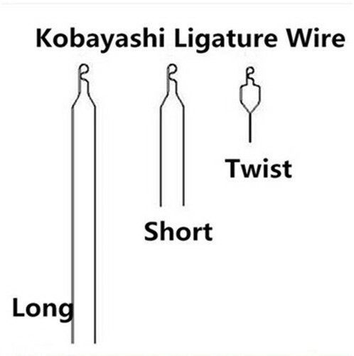 Dental Orthodontic Wire Kobayashi Ligature Ties Stainless Steel Long ...