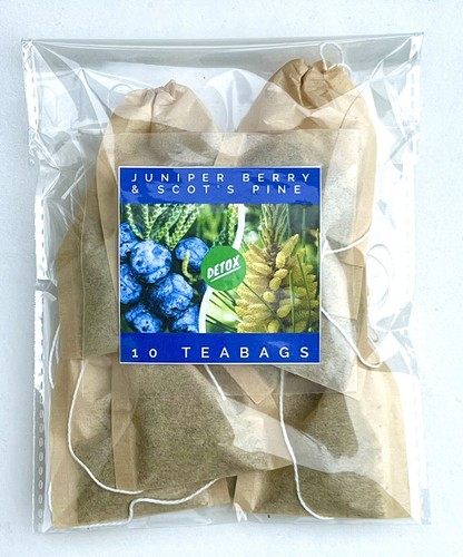 Juniper Berry & Pine Needle Tea, Artisan Teabags X 10,Suramin,Vit C ...