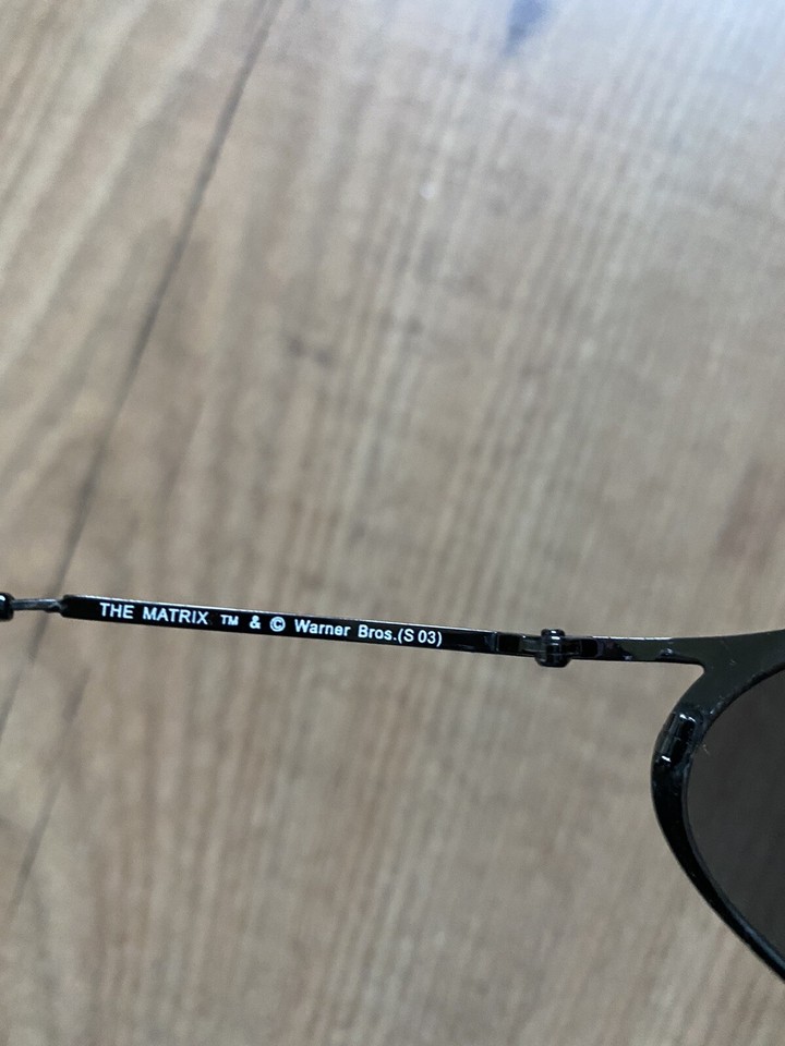 Original THE MATRIX Sunglasses Warner bros. Model NEO 5002-1 (Keanu ...