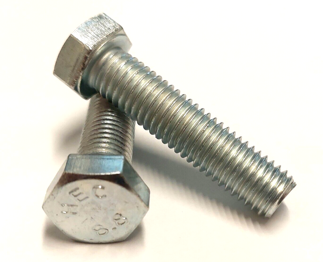 Qty 500 Hex Set Screw M18 x 2.50p x 100mm Bolt High Tensile 8.8 Zinc | eBay