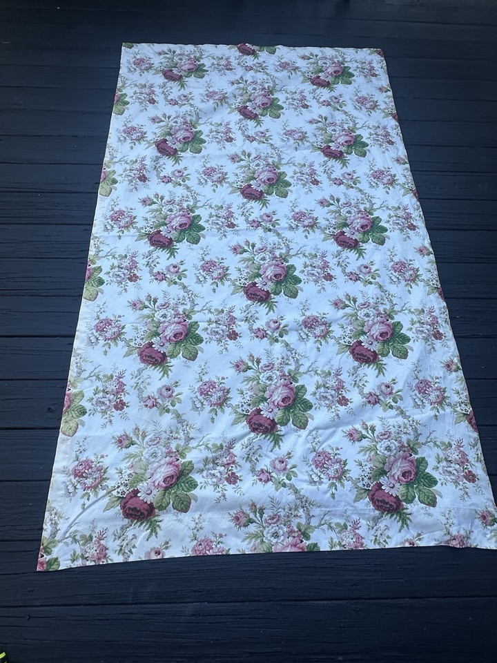 Waverly Norfolk Rose Spring Romance 2 Panels + Tie backs Curtains Long ...