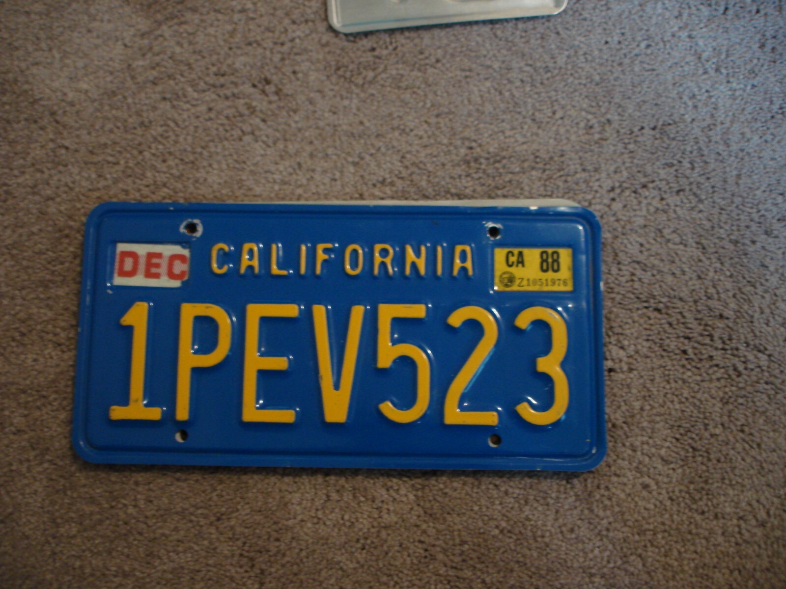 CALIFORNIA BLUE 88 LICENSE PLATE BUY ALL STATES HERE FREE SHIPPING | eBay