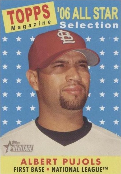 2007 Topps Heritage - Topps Magazine All-Star Selection #476 Albert ...