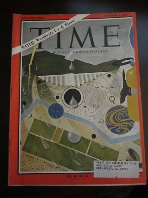Time Magazine October 1965 Water Worldwide Use & Misuse (C) N O | eBay