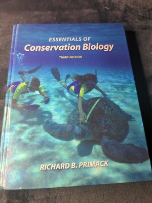 Essentials of Conservation Biology Hardcover Richard B. Primack ...