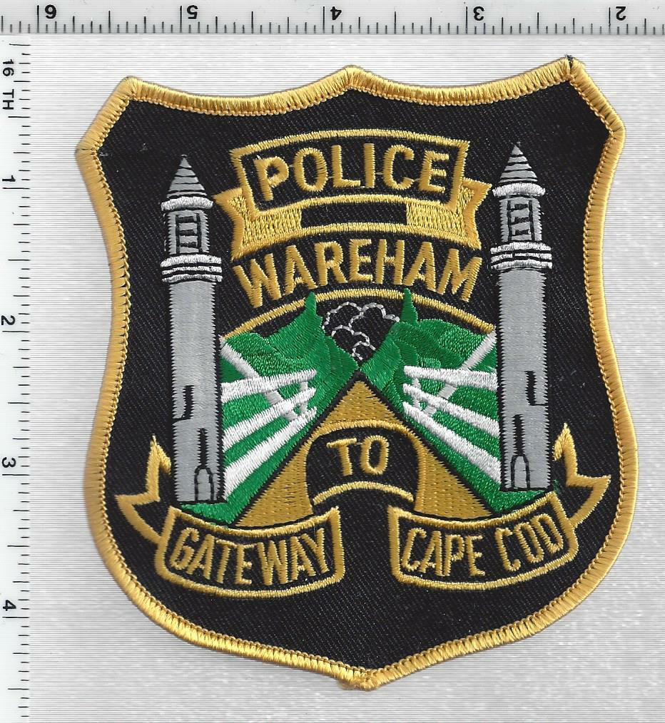 Wareham Police (Massachusetts) 1st Issue Shoulder Patch | eBay