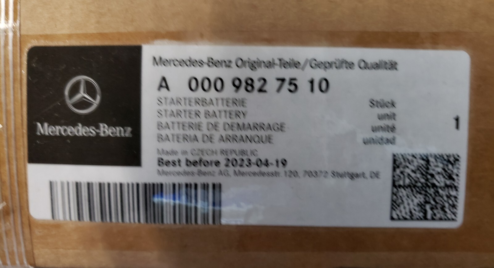 OEM NEW A0009826935 = A0009820608, 6808, 5303, 9008, 6405 MBENZ-AMG ...