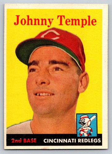 1958 Topps #205 Johnny Temple Vintage Baseball Card | eBay