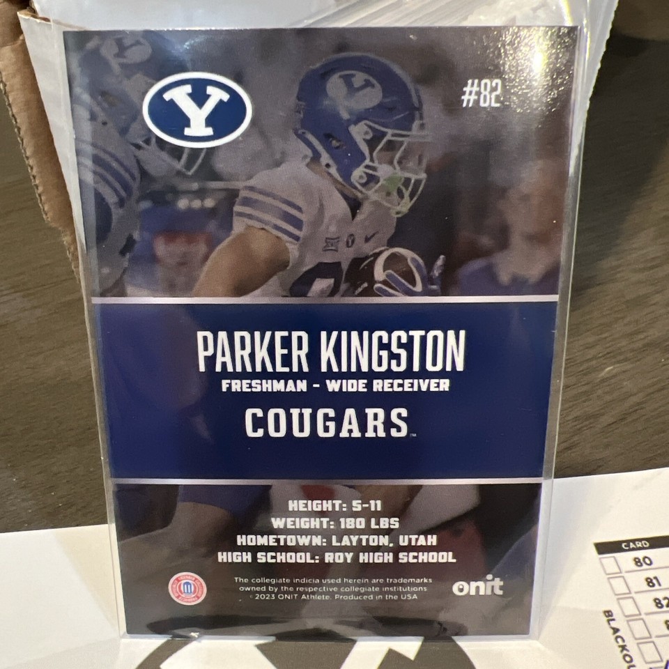 2023 Onit Parker Kingston Blackout SP BYU Brigham Young University | eBay
