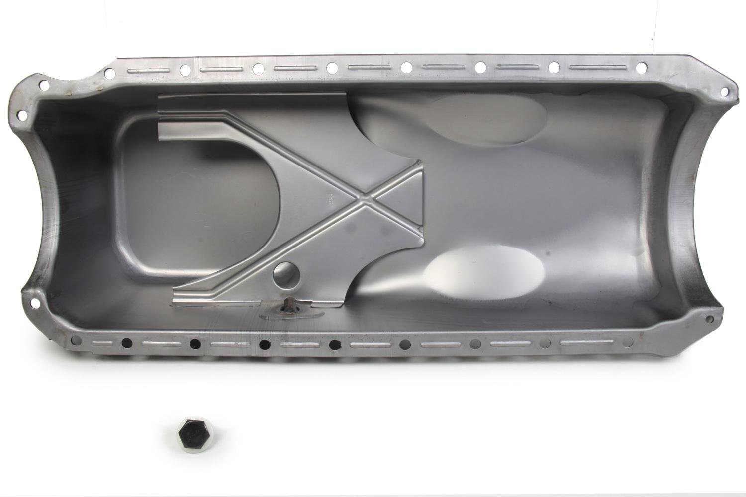 Racing Power Co-Packaged R9294P 65-90 Bbc Steel Stock Oil Pan Black ...