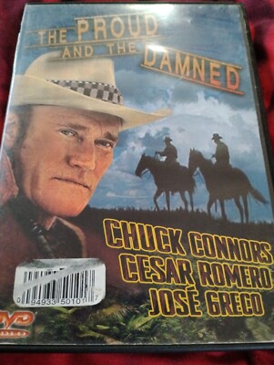 The Proud And The Damned (DVD) 1972 Western Chuck Connors, Cesar Romero ...