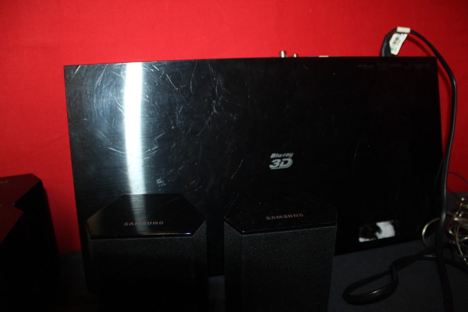 Samsung HT-H4500 Receiver 3D Blu-ray DVD Player - HDMI - 7 Pc set NO ...