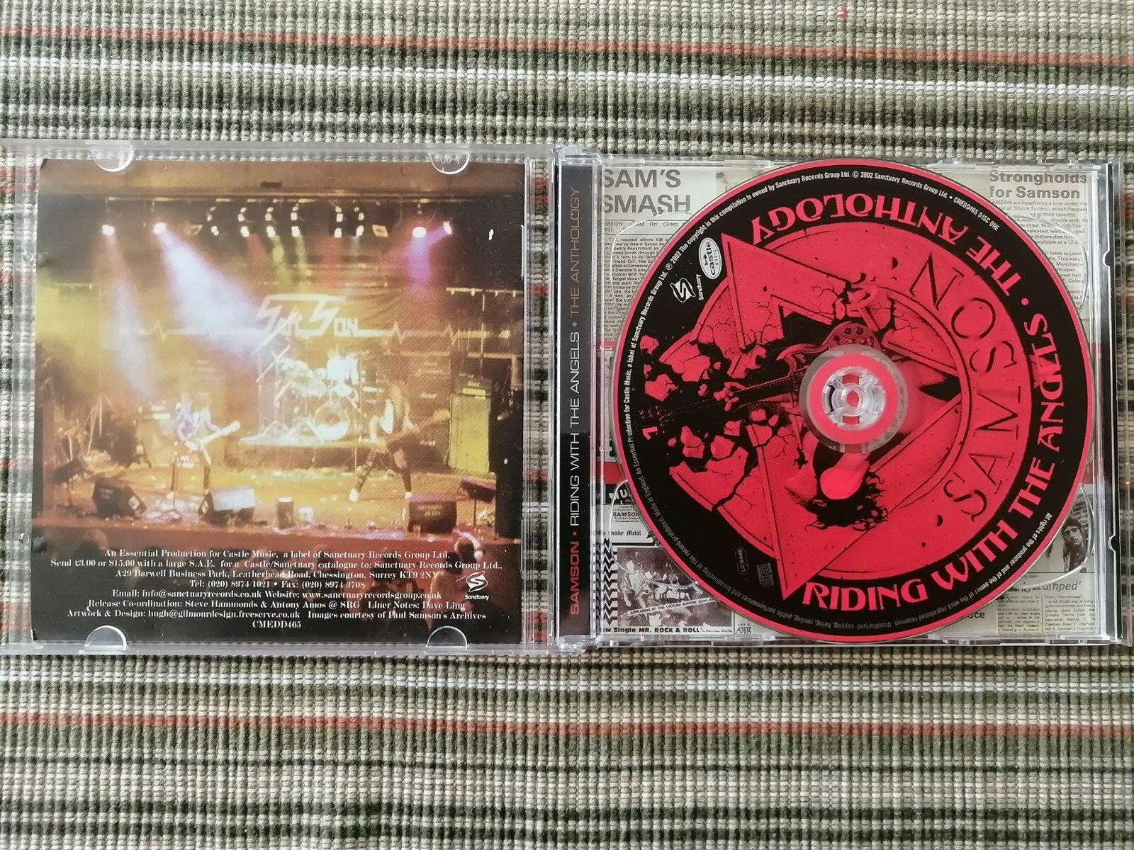 Samson: Riding With The Angels Anthology / Bruce Dickinson Iron Maiden ...