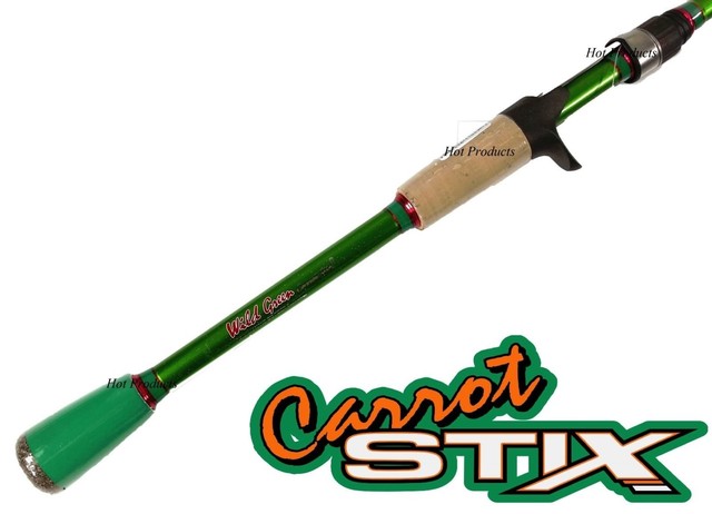 Carrot Stix Casting 7' Medium Wild Green Inshore Fishing Rod C2wg701m-m ...