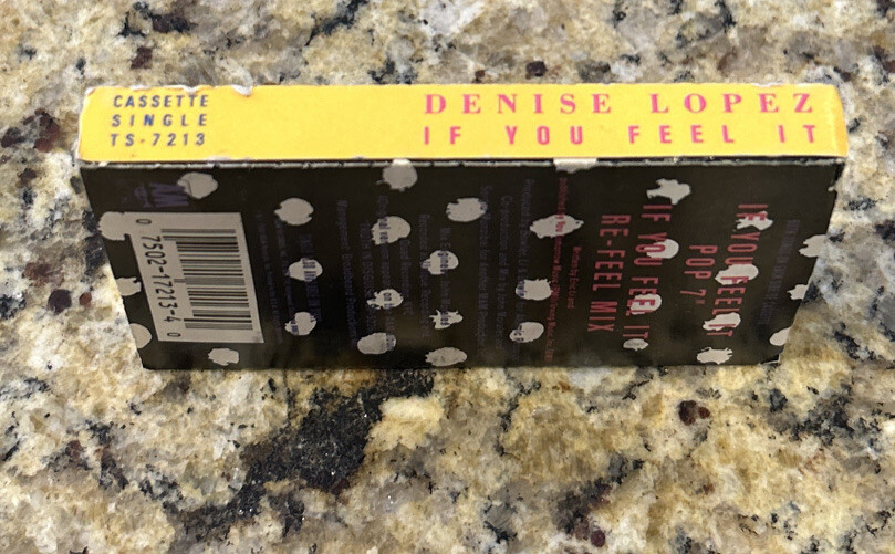 DENISE LOPEZ- IF YOU FEEL IT CASSETTE SINGLE TS- 7213 | eBay