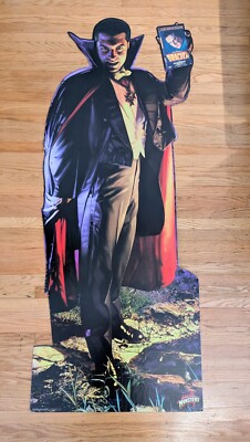 VTG 1999 DRACULA Blockbuster Life Size 72" Cardboard Cutout Double ...