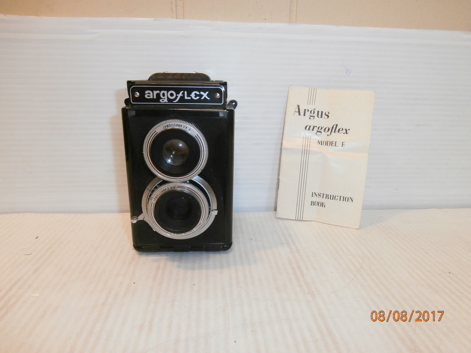 Argus Agroflex Model E Camera F4.5 75mm Lens with Instructions | eBay