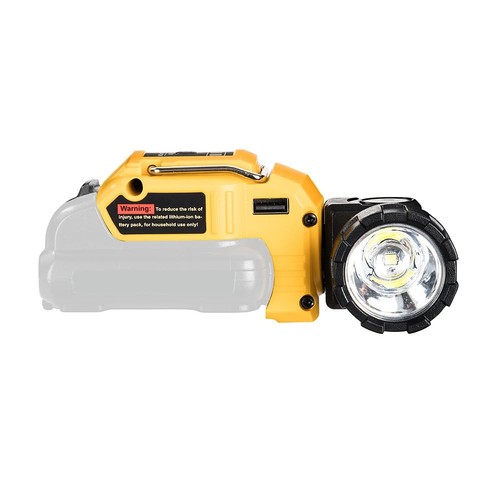12V Flashlight Compatible with Dewalt 12V Battery, 280LM LED Work Light ...
