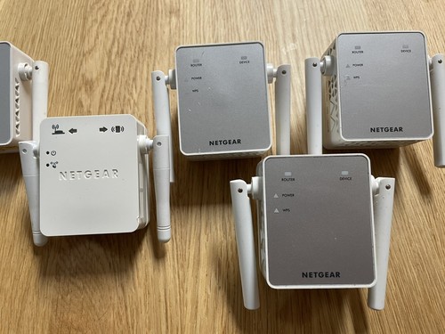 Lot of 7 Genuine Netgear WiFi Range Extenders WN3000RPv3 EX3700 EX2700 ...
