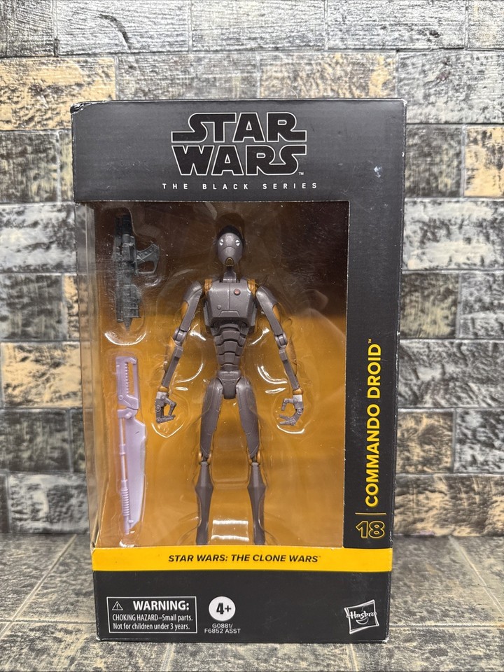 Star Wars Black Series Commando Droid The Clone Wars 18 6" Action ...