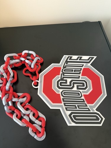 Ohio State Buckeye Over Size Chain and Pendant | eBay