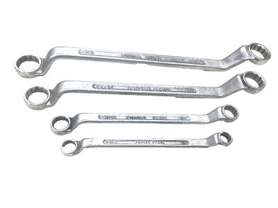 “FORGED STEEL” SAE DEEP OFFSET DOUBLE BOX END WRENCHES, 12-POINT, Made ...