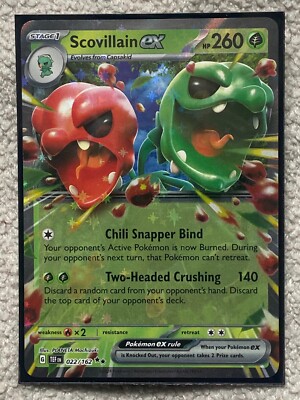 Pokemon TCG Temporal Forces SCOVILLAIN EX 22/162 Holo Rare | eBay