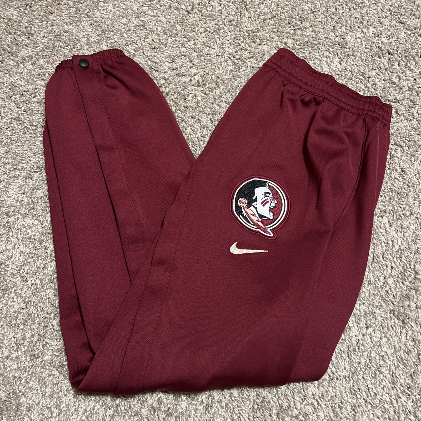 Nike Florida State Seminoles FSU Red Team Tearaway Pants Basketball Men ...