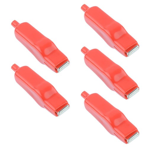 5 x Red 54mm Crocodile Clip Connector 10A Alligator | eBay