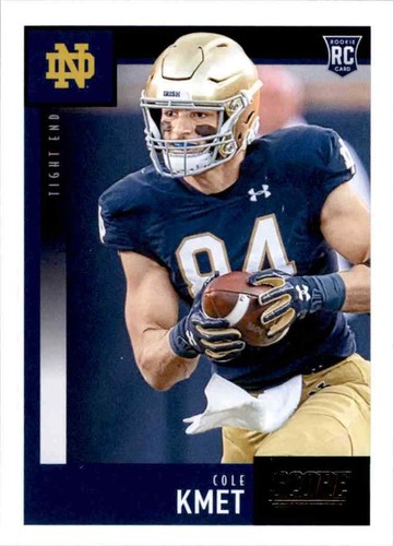 2020 Score #404 Cole Kmet Notre Dame Fighting Irish Football Card | eBay