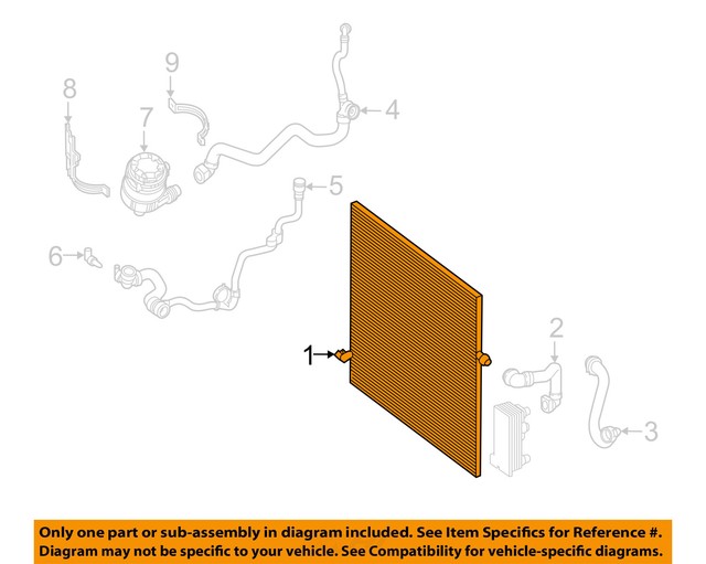 MERCEDES OEM 16-17 Metris Radiator-Auxiliary Radiator 0995003500 | eBay