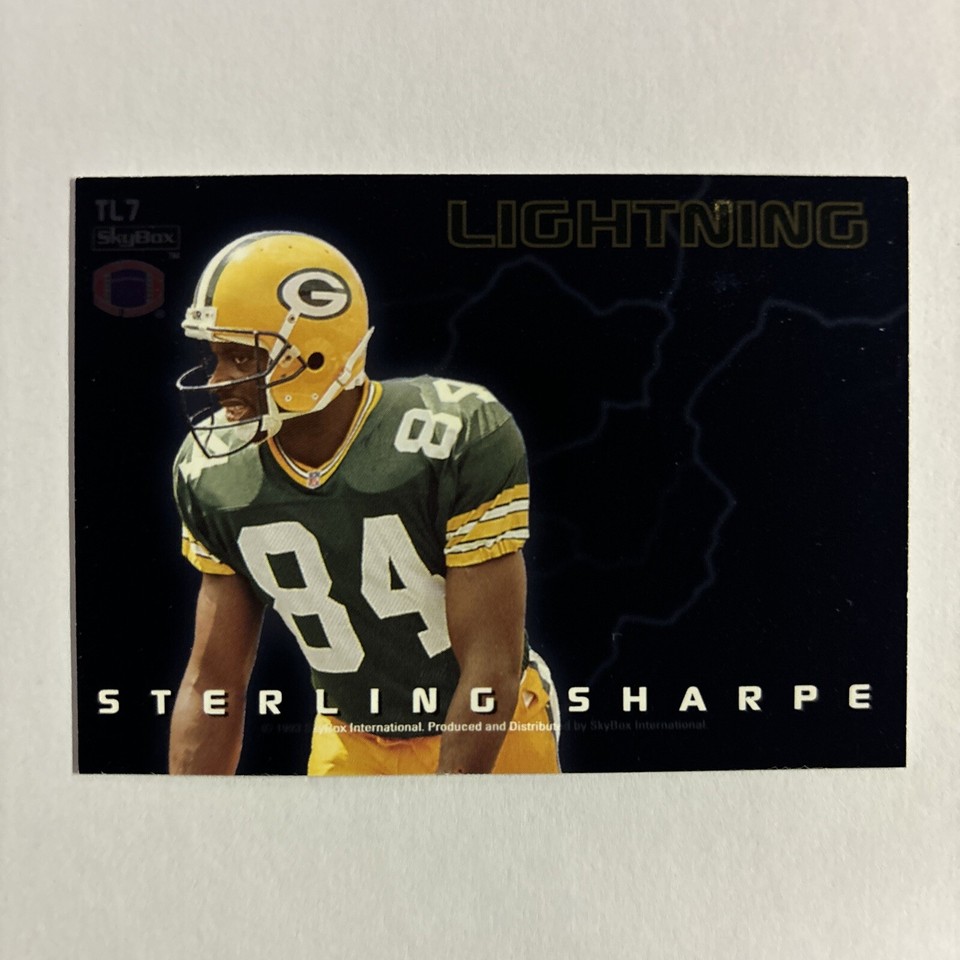 Brett Favre Sterling Sharpe Skybox 1993 Thunder & Lightning TL7 | eBay
