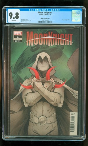 CGC 9.8 MOON KNIGHT #1 MARVEL COMICS 2021 TORQUE 1:50 VARIANT COVER ...