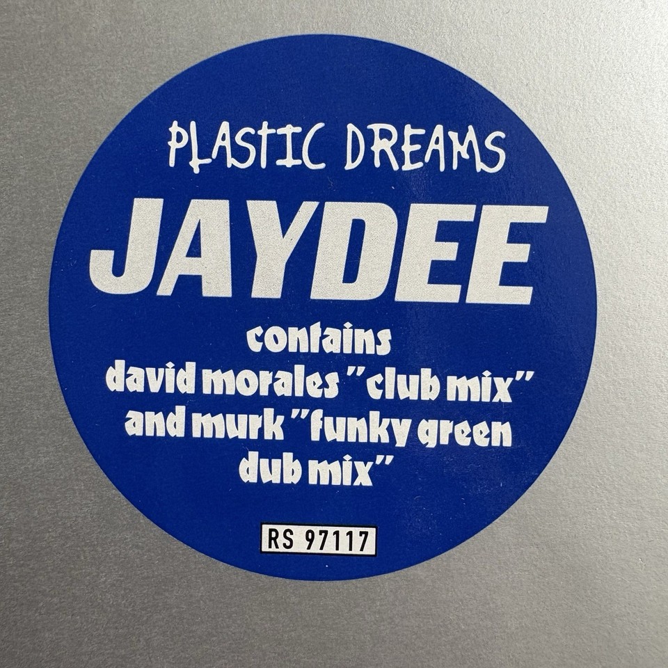 Jaydee “Plastic Dreams” David Morales Club Mix 2 Track 12” Vinyl | eBay