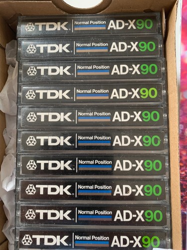 10 TDK ADX 90 Audio Cassette - with US radio music on from 1984 | eBay UK