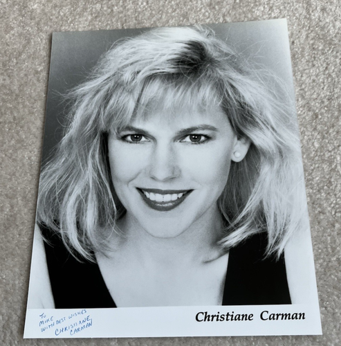 Christiane Carman Autograph SIGNED 8x10 B&W Publicity Photo | eBay