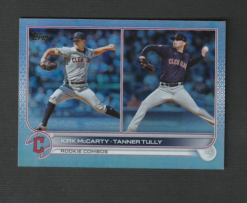 2022 Topps Update Rookie Combos Kirk McCarty Tanner Tully Rainbow Foil ...