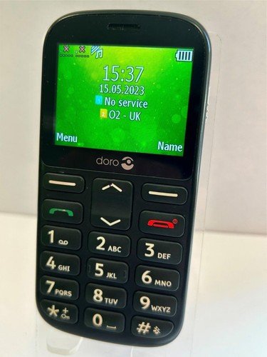 Doro 1360 - Black (Unlocked) Mobile Phone BIG BUTTON & SIMPLE DFB-0120 ...
