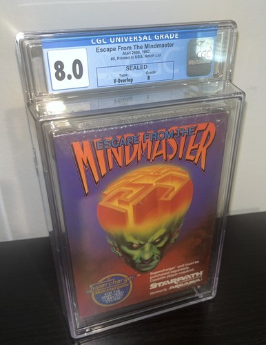 Atari 2600 - Escape From The Mindmaster - WATA CGC 8.0 Sealed Very Rare ...