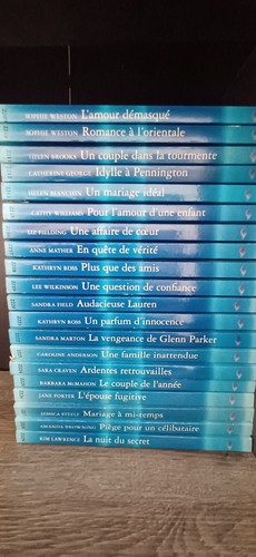 LOT 20 LIVRES HARLEQUIN COLLECTION AZUR - BON ETAT - REP 2209 | eBay