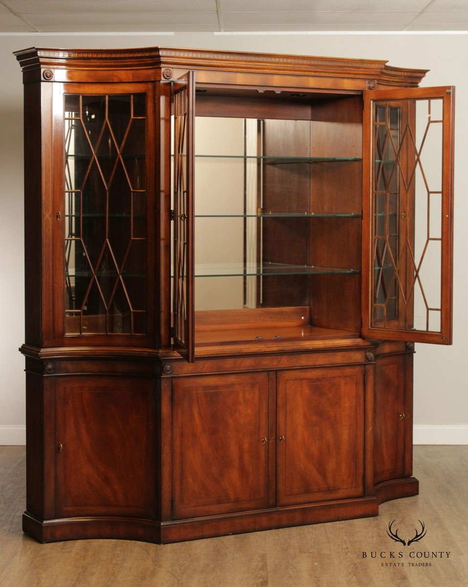 Henredon Breakfront China Cabinet | Cabinets Matttroy
