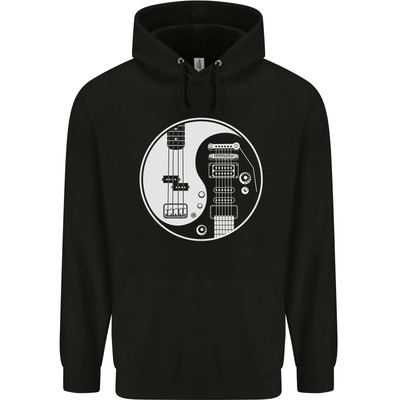 Guitar Ying Yang Guitarist Electric Bass Mens 80% Cotton Hoodie | eBay