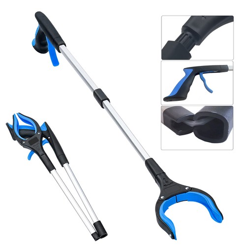 Industrial Grabber Tool Heavy Duty Pick Up Stick Hand Grip Reach Trash ...