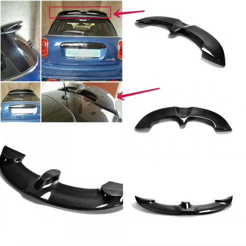 For Mini Cooper S F56 Carbon Fiber Rear Roof Spoiler Wing Extension ...