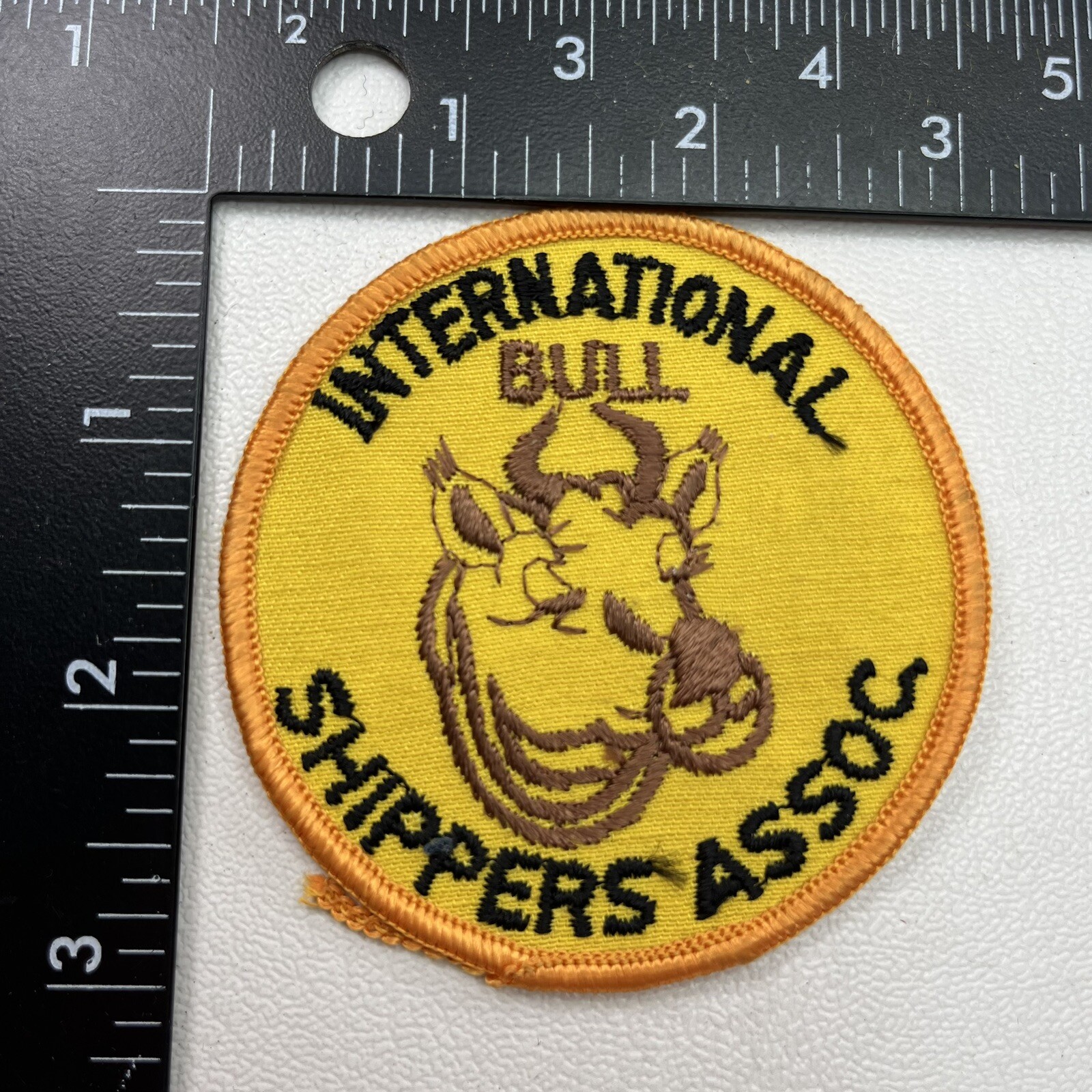 Vintage INTERNATIONAL BULL SHIPPERS ASSOC. Patch (Nose Ring) 09E2 | eBay