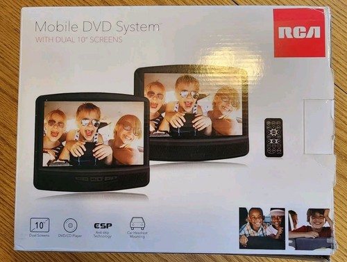 RCA Mobile DVD System With Dual 10" Screens DRC79108 W/Remote | eBay