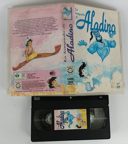 Aladdin Lamp 1993 VHS Italian Eden Video Animated Cartoon Animation | eBay